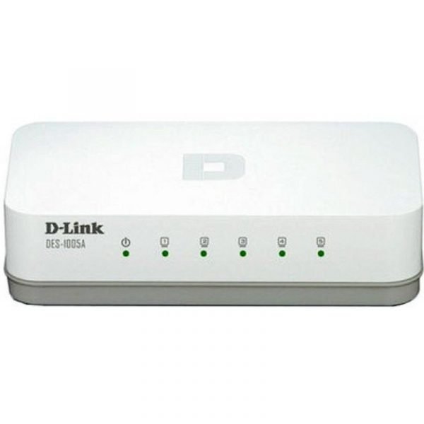 D-Link DES-1005A 5-Port 10/100 Desktop Switch - Fgee Technology